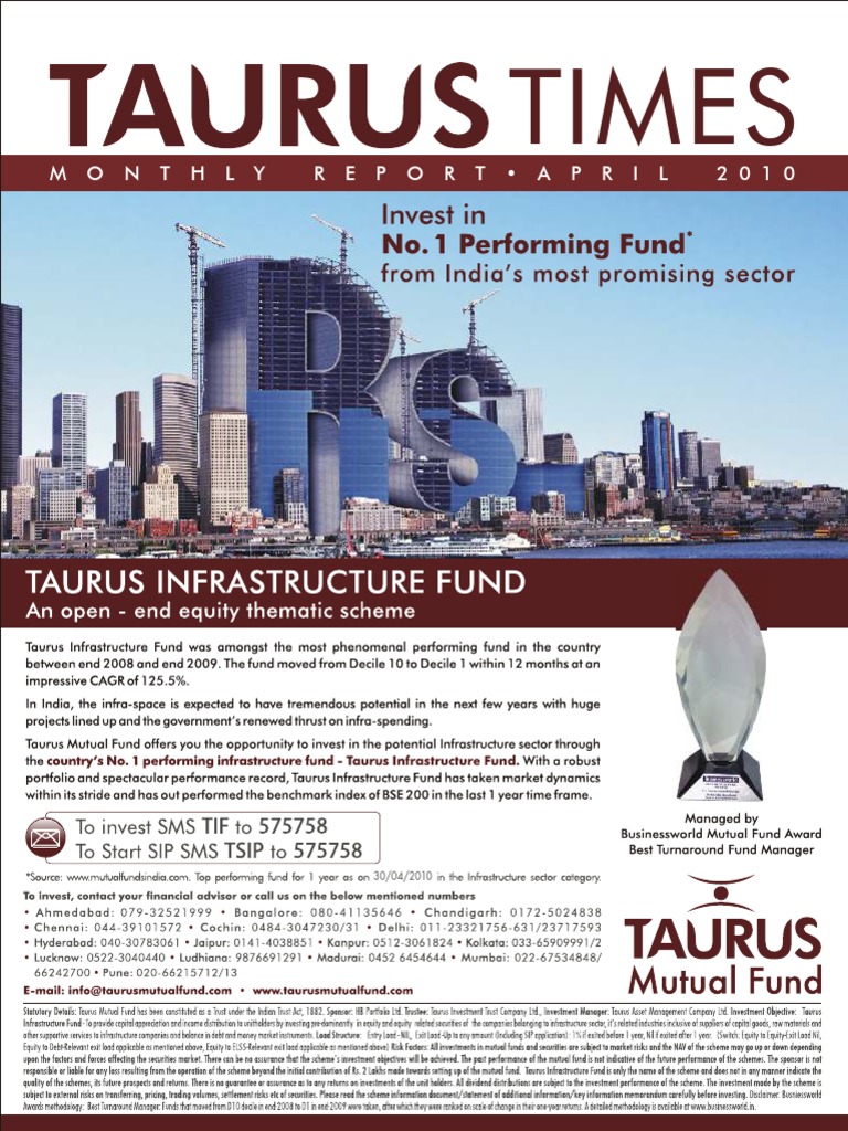 Times: Monthly Report - April 2 0 1 0 | PDF | Money | Financial Markets