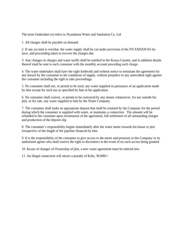 Consumers Agreement 2 | PDF