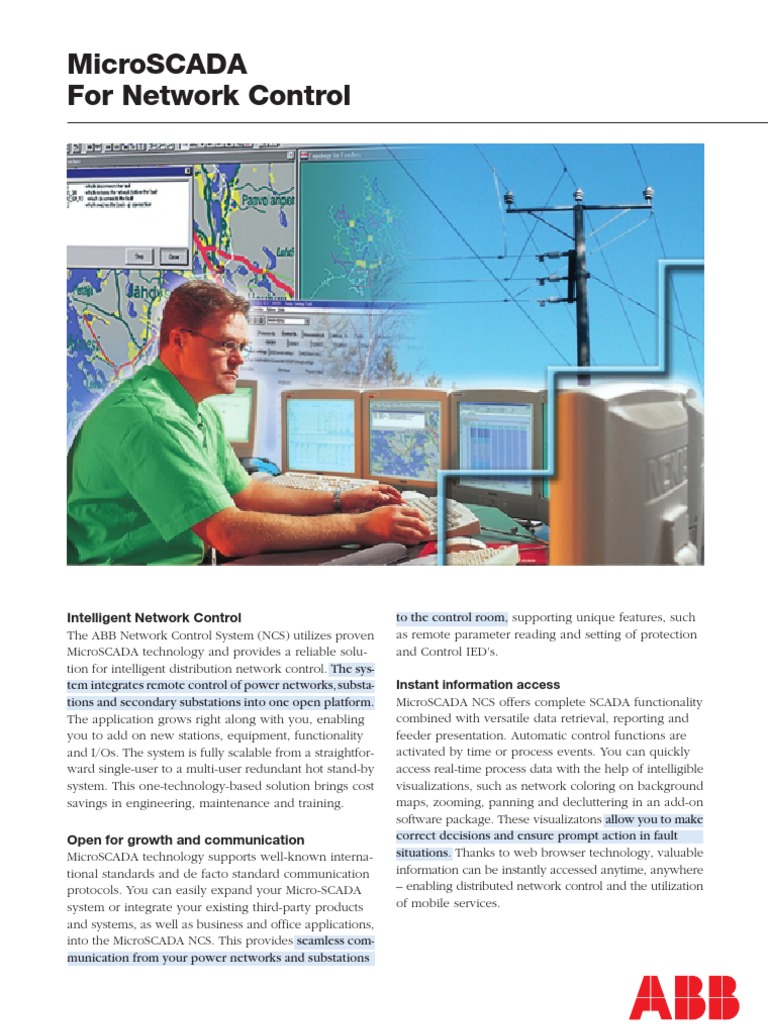ABB Micro SCADA - Brochure | PDF | Scada | Application Programming ...