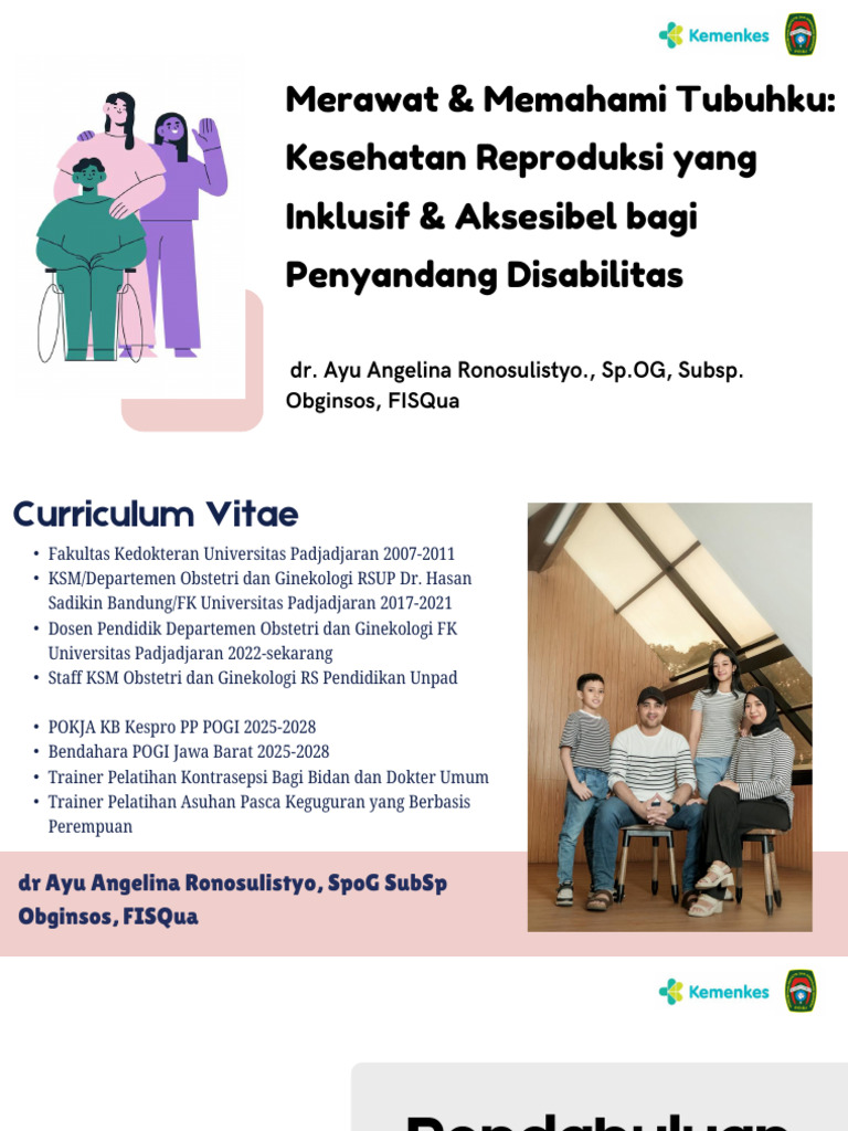 Dr.ayu POGI WS2 2025 HKN Kesehatan Reproduksi Pada Disabilitas | PDF