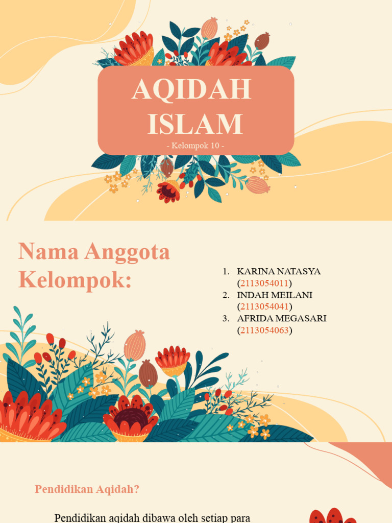 Ppt Akidah Islam Ppt | PDF