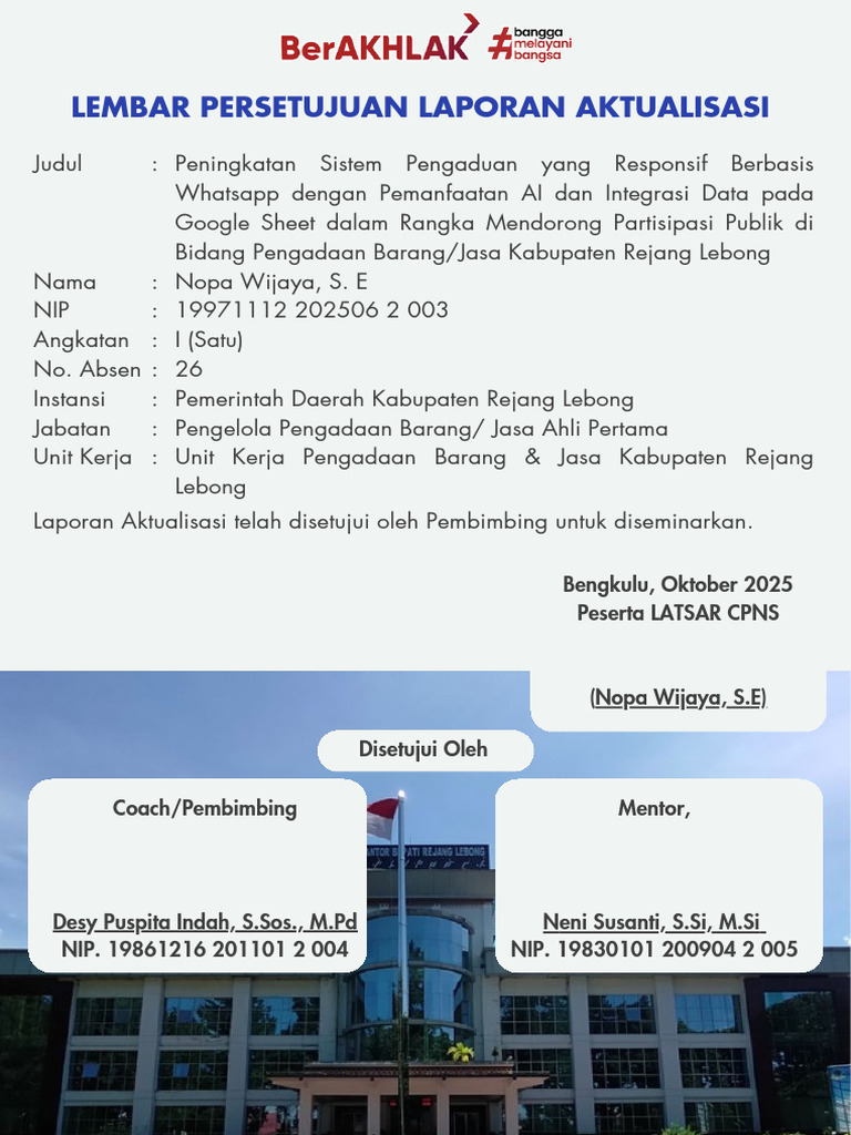 Lembar Pengesahan | PDF