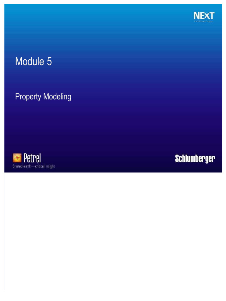 Property Modeling Techniques in Petrel | PDF | Stochastic | Applied ...