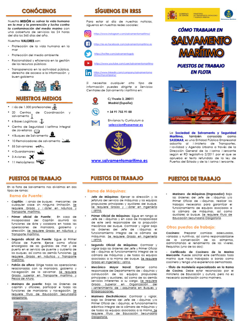 SASEMAR: Misión y Estructura Organizativa | PDF