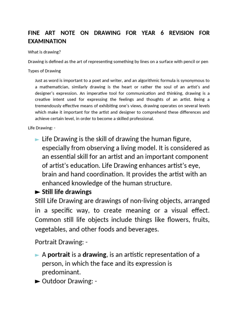 Fine Art | PDF | Drawing | Figure Drawing