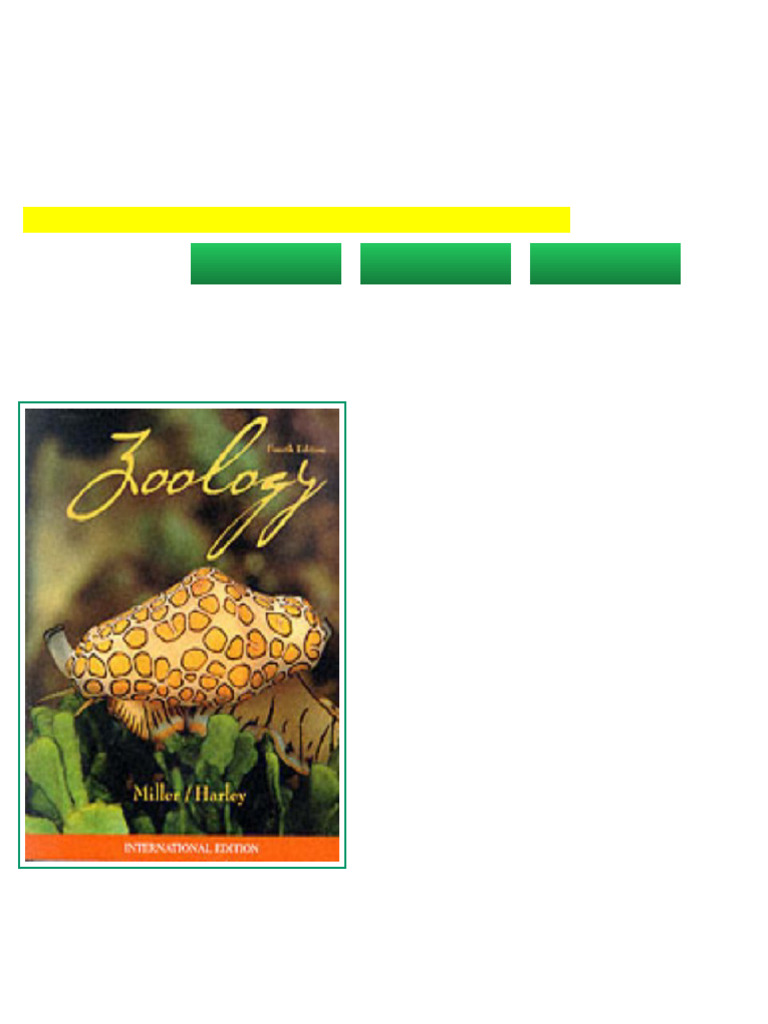 Zoology The Animal Kingdom 5th Edition Stephen A. Miller: Mirror Link ...