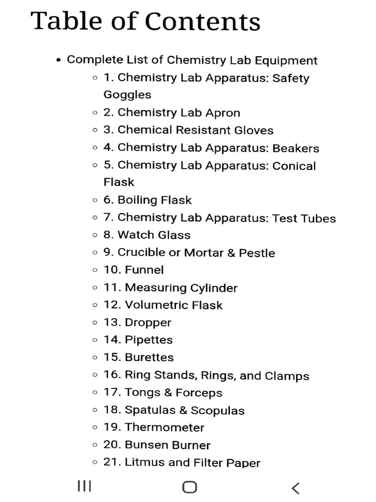 IX Chemistry Practicals | PDF | Glass Applications | Laboratory Equipment