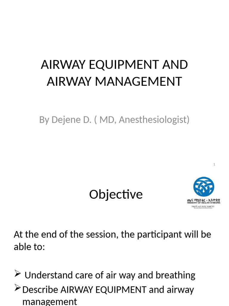 Round 3 Airway Equipment and Airway Management | PDF | Clinical ...