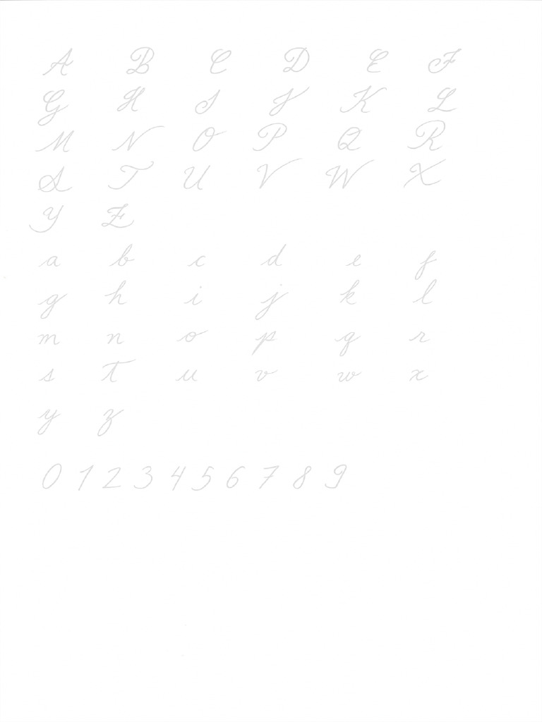 Handwriting Practice Sheet | PDF