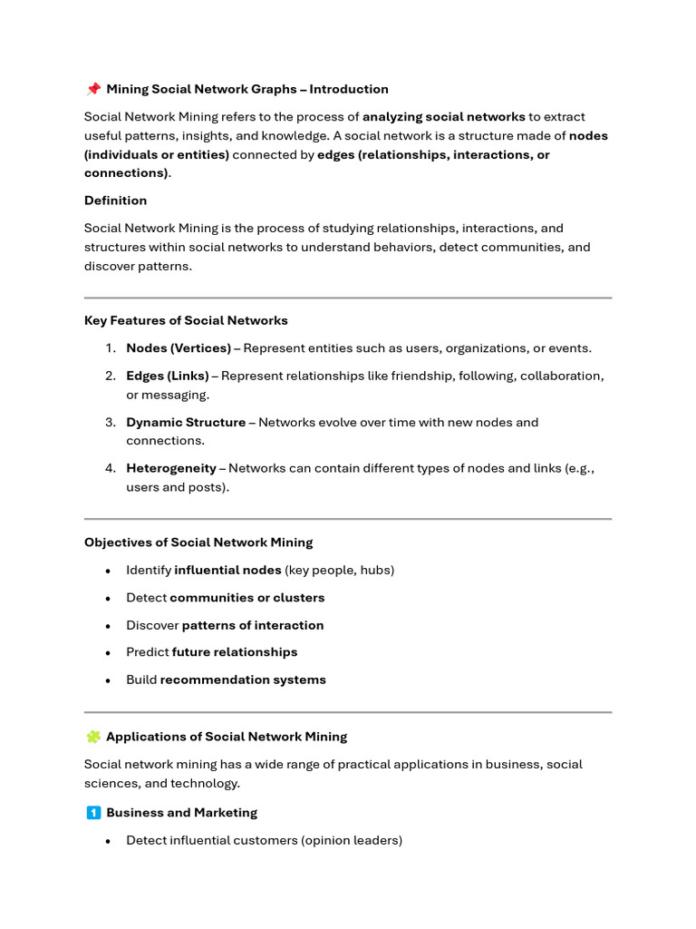Unit 5 | PDF | Social Network | Cluster Analysis