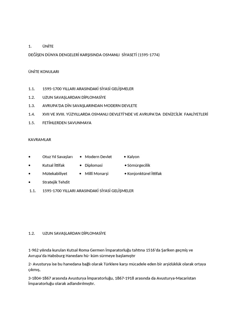 11 Sın Tar Kit Not | PDF