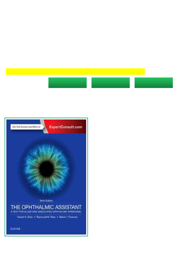 (Ebook) The Ophthalmic Assistant - A Text for Allied and Associated ...