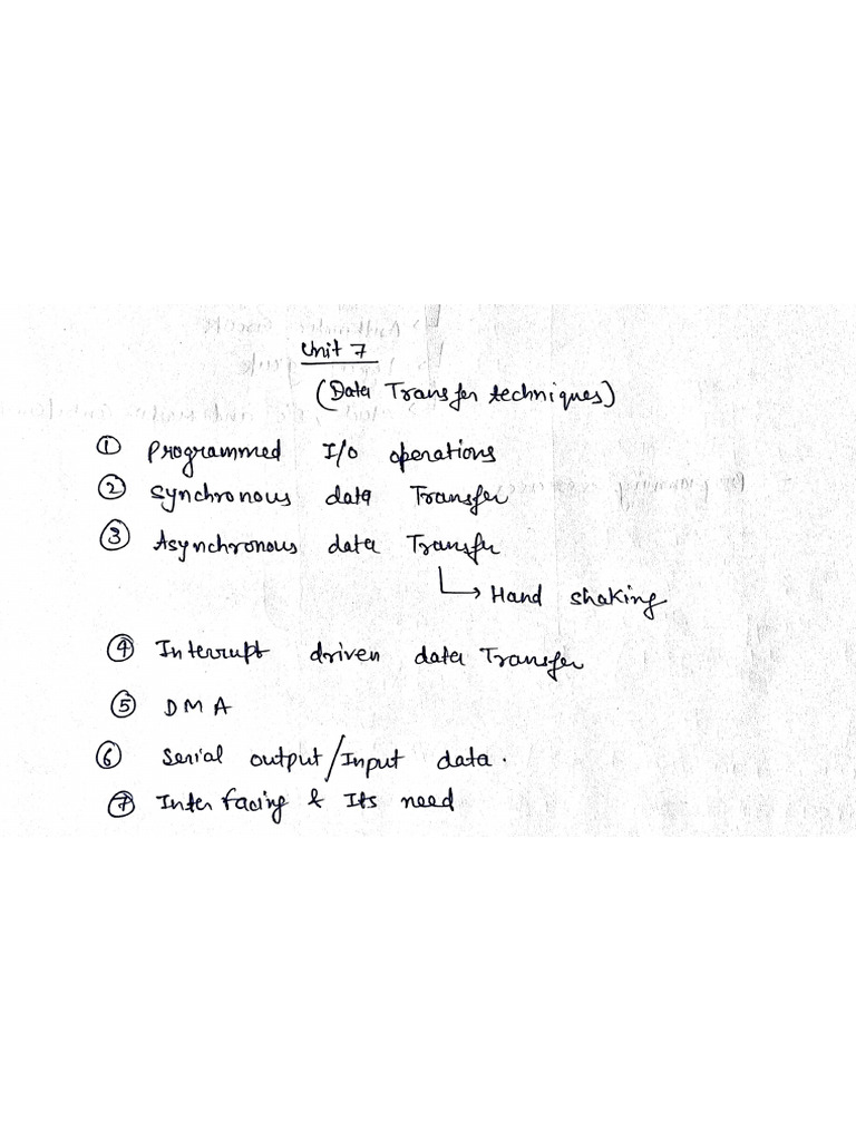 Microprocessor Unit7 | PDF