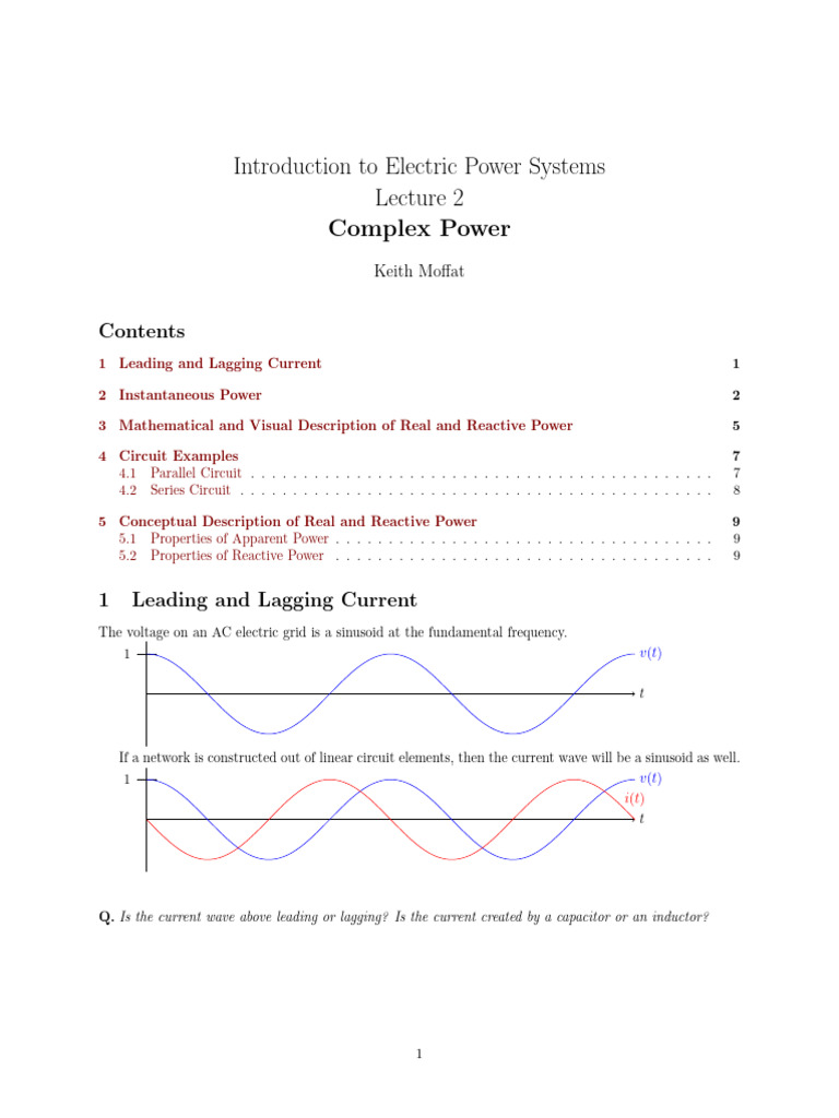 Understanding Complex Power in AC Circuits | PDF | Ac Power | Electric ...