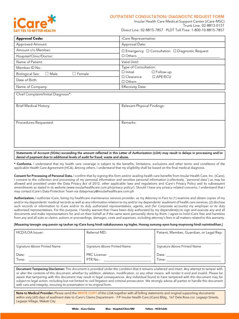 LOA November 20,2025 | PDF | Medical Diagnosis