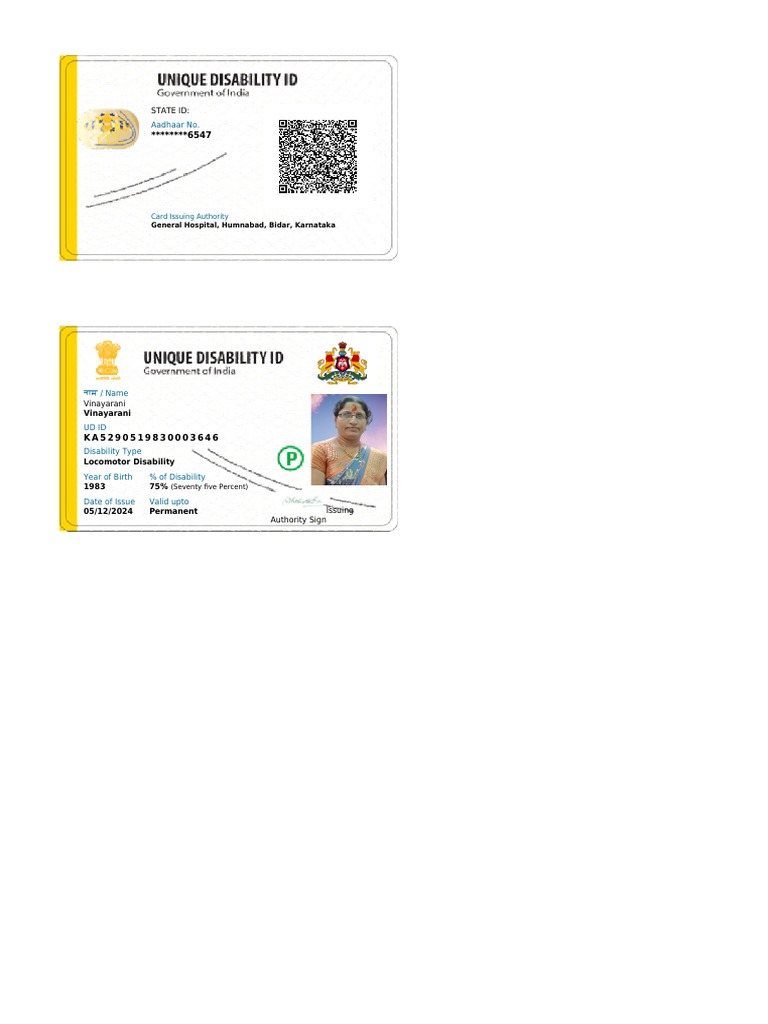 UDID Card - Downloadudidcard | PDF