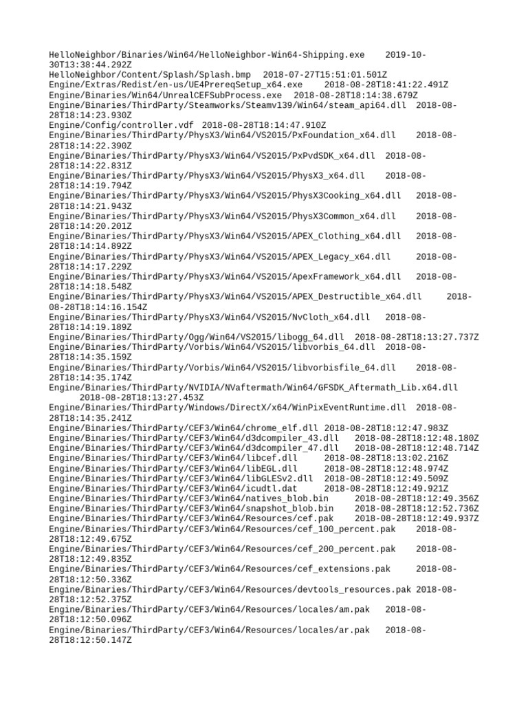 Manifest NonUFSFiles Win64 | PDF | System Software | Computing