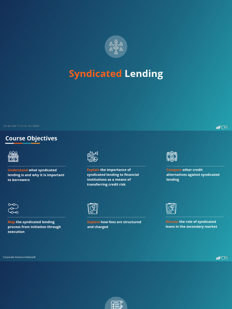 Understanding Syndicated Lending Basics | PDF | Syndicated Loan | Loans