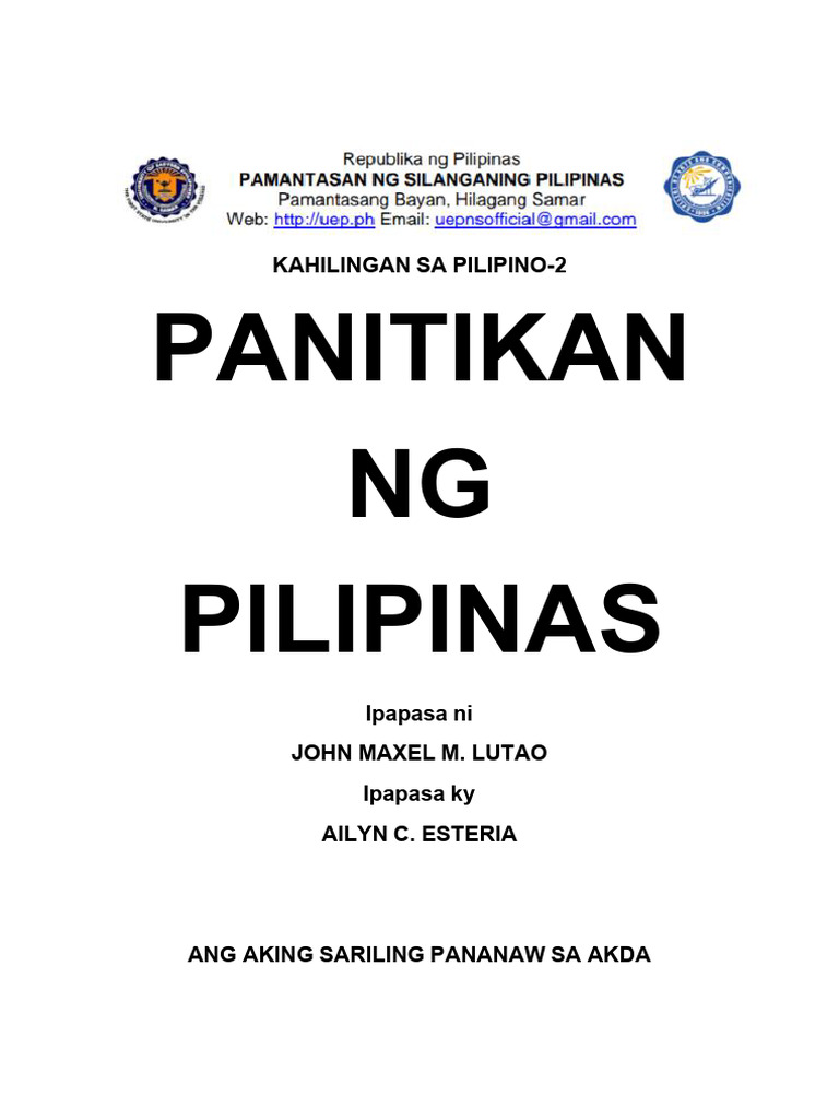 Panitikan NG Pilipinas: Kahilingan Sa Pilipino-2 | PDF