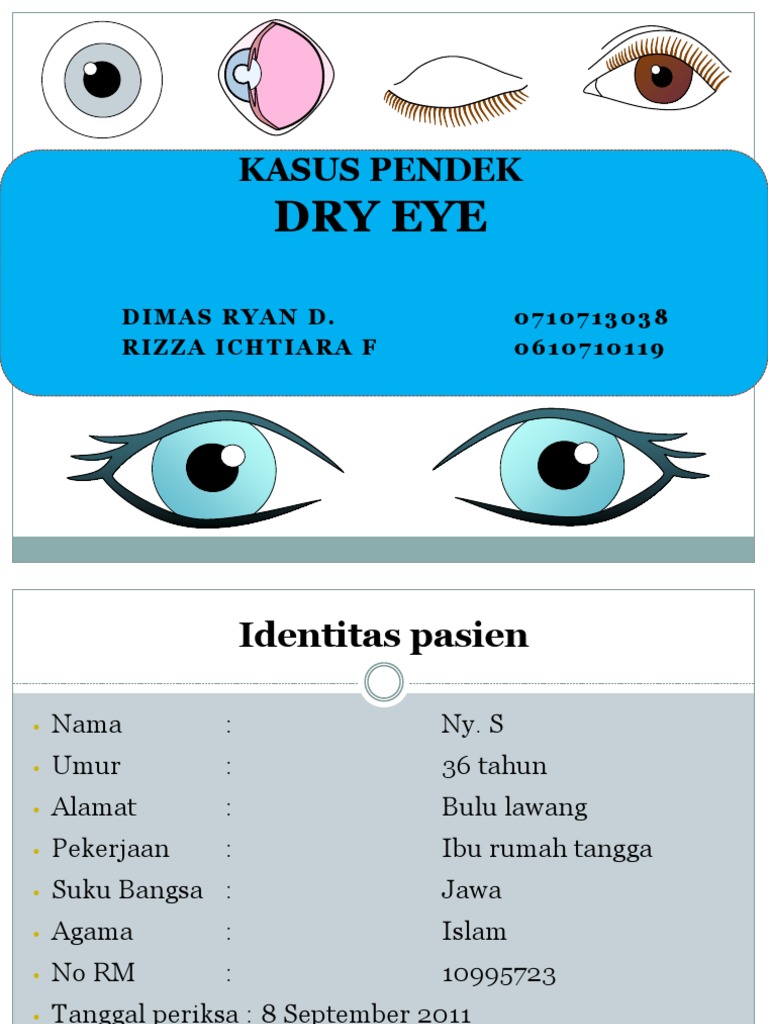 Kasus Pendek Dry Eye | PDF