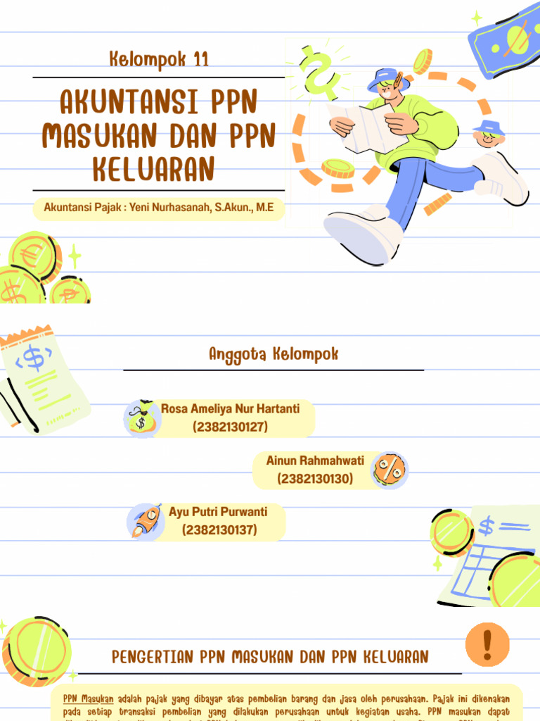 PPN Masukan dan Keluaran dalam Akuntansi | PDF