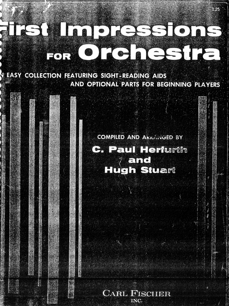 15 First Impressions For Orchestra - Vln. I | PDF