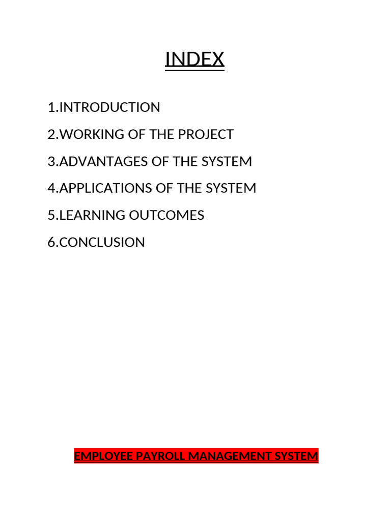 Employee Payroll Management System Pratical | PDF | Payroll | Databases