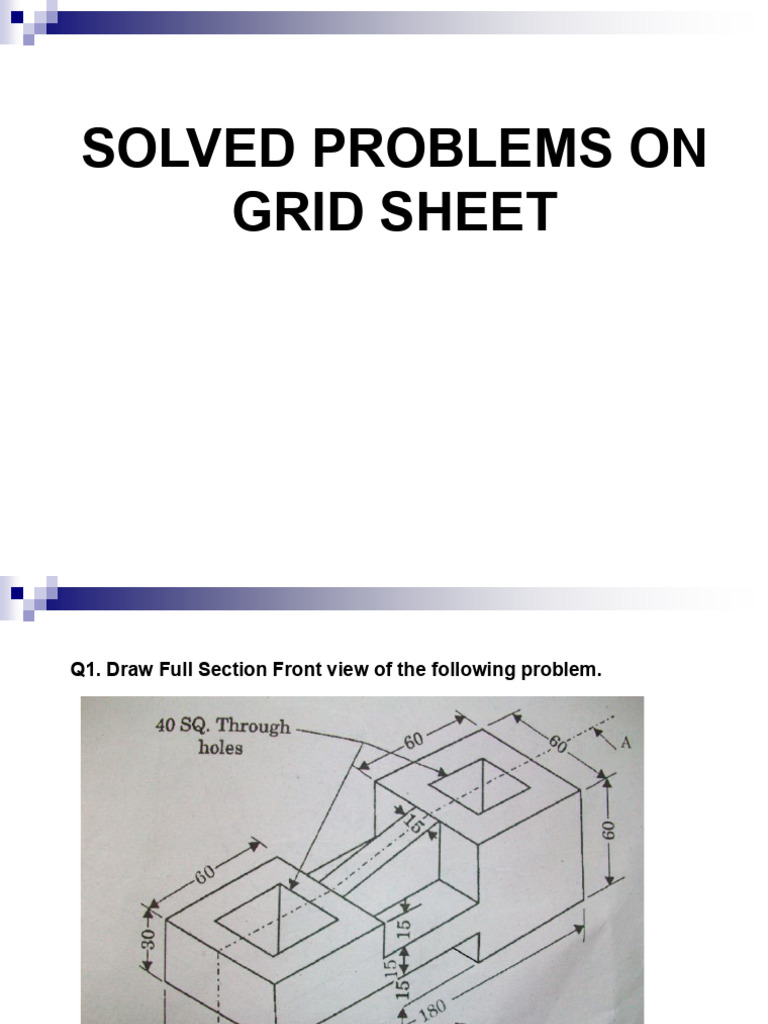 24 Unit 3 (Sectioning) - Problems On Grid Sheet | PDF