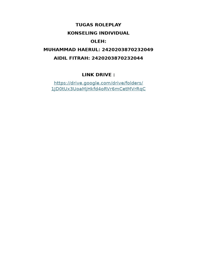 Roleplay | PDF