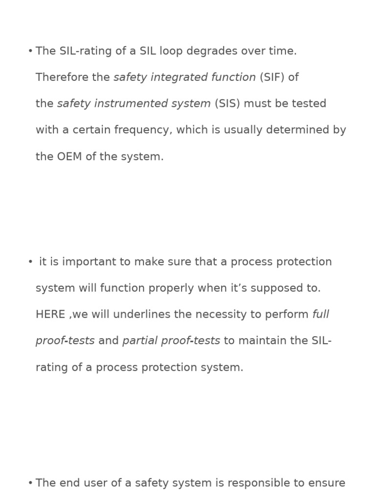 Maintaining SIL-Rating through Proof-Tests | PDF | Reliability Engineering