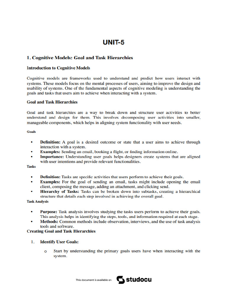 unit 5 HCI | PDF