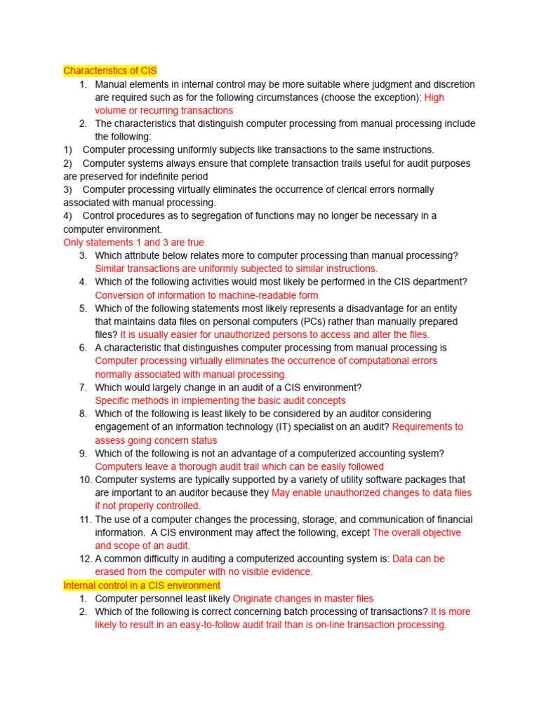 Audit in Cis Environment - 1 | PDF | Audit | Security
