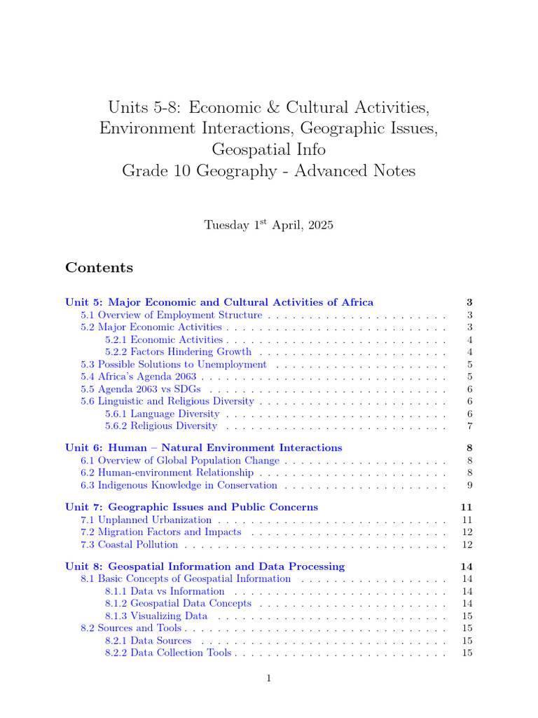 Africa's Economic and Cultural Dynamics | PDF | Cost Of Living ...
