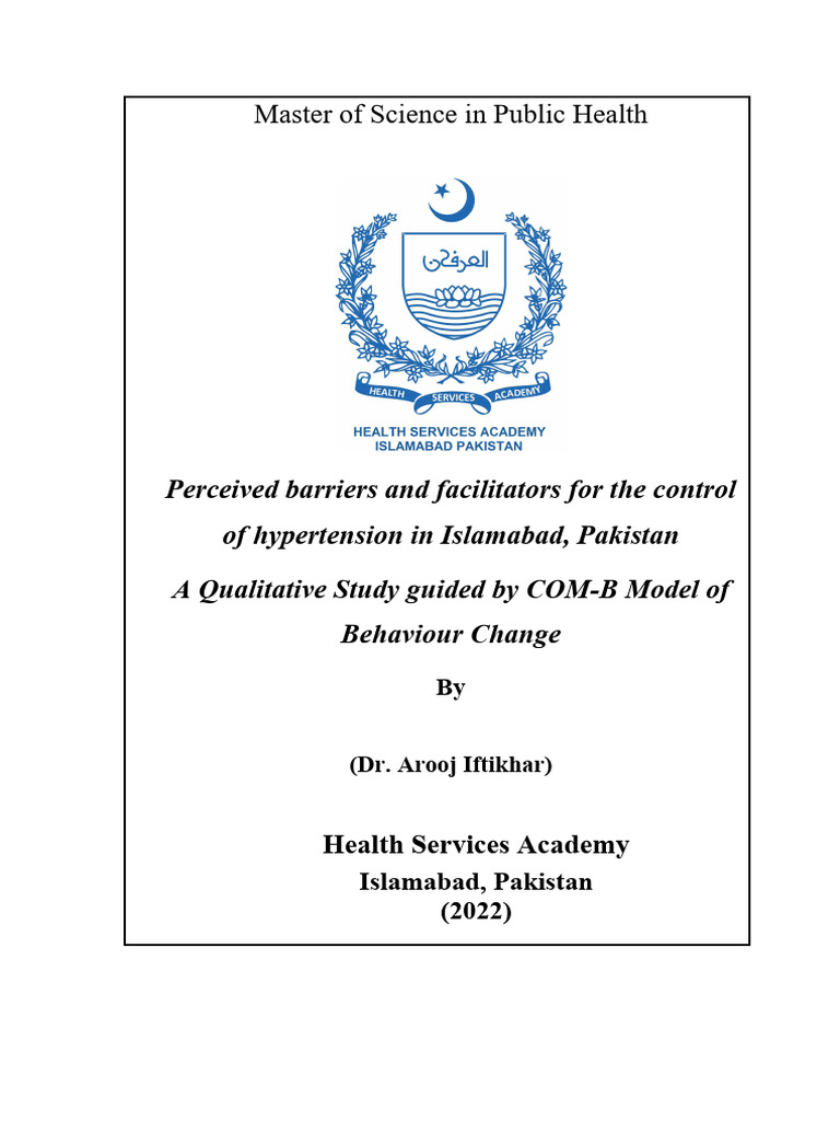 DR Arooj Iftikhar 2020-2022 | PDF | Hypertension | Chronic Condition