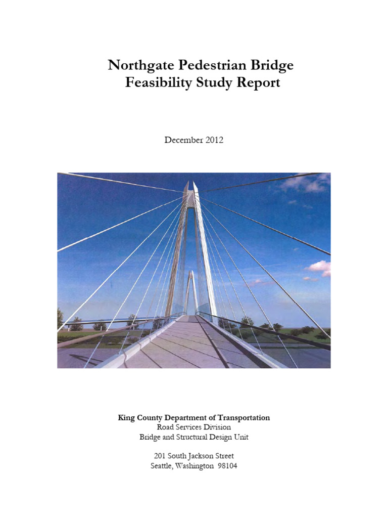 Northgate Ped Bridge Dec 12 Binder | PDF | Bridge | Silt