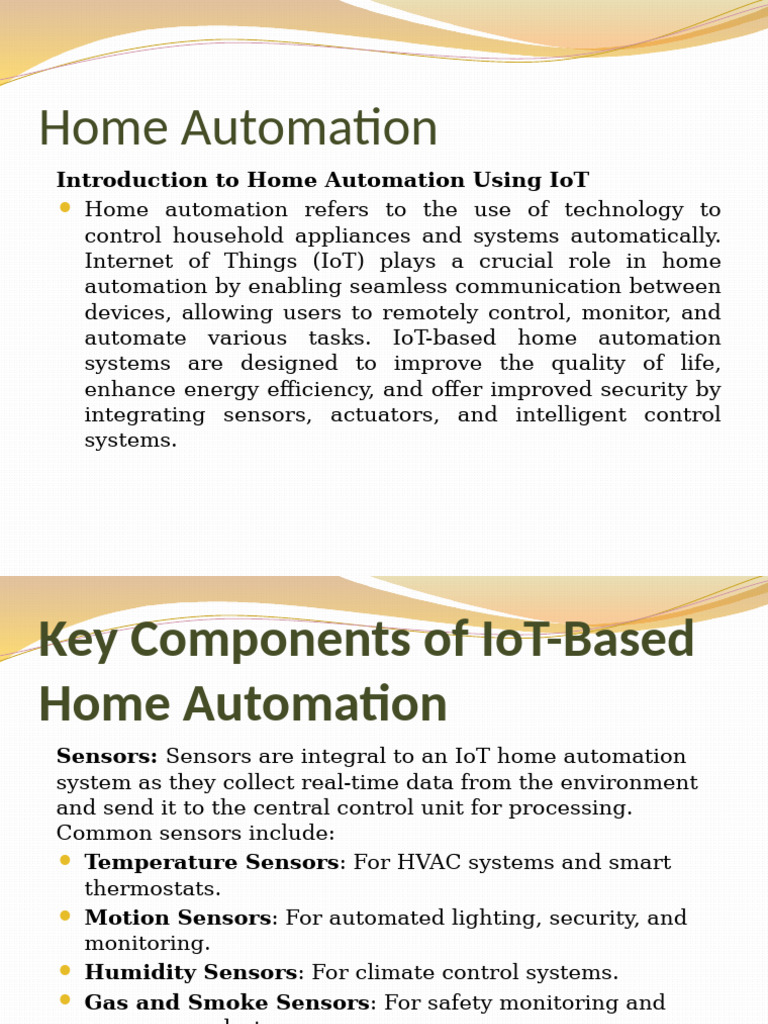 IoT Home Automation Explained | PDF | Internet Of Things | Home Automation
