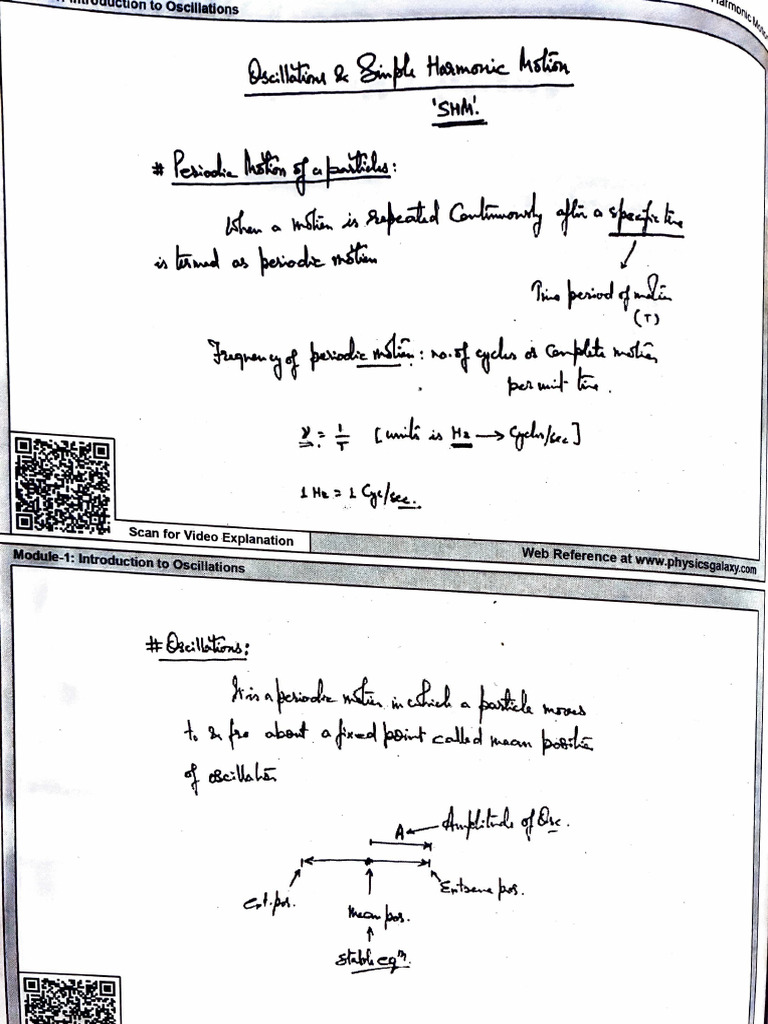 SHM Theory | PDF
