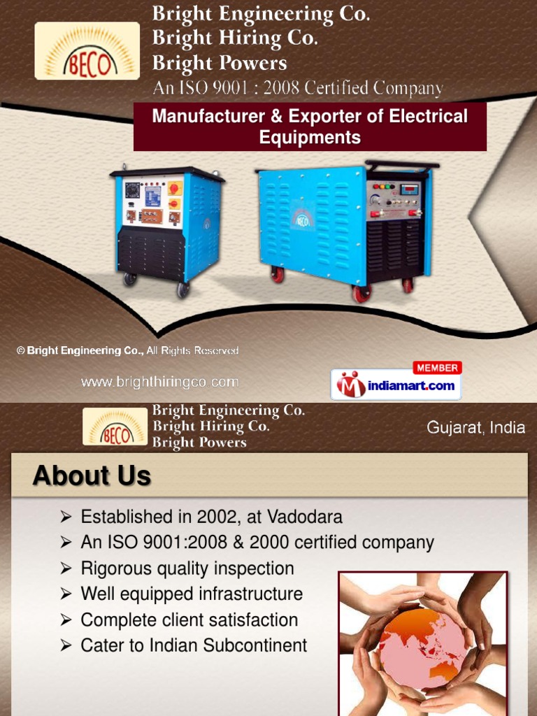 Bright Engineering Co Gujarat India | PDF