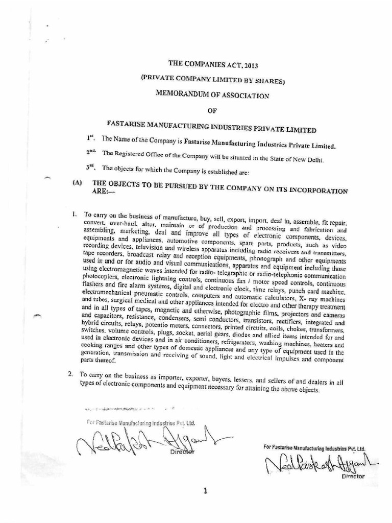 Altered MOA Signed | PDF