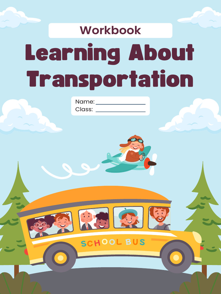 Transportation Types Workbook for Kids | PDF