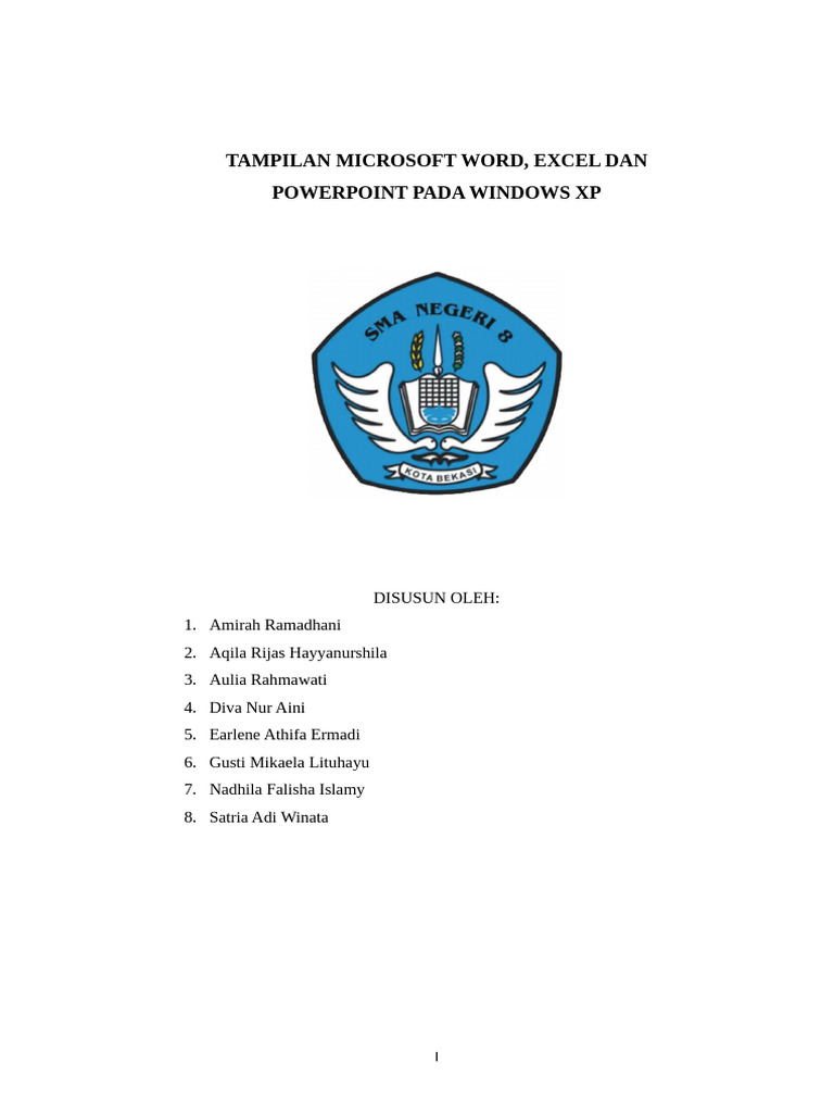 Tampilan Microsoft Office di Windows XP | PDF