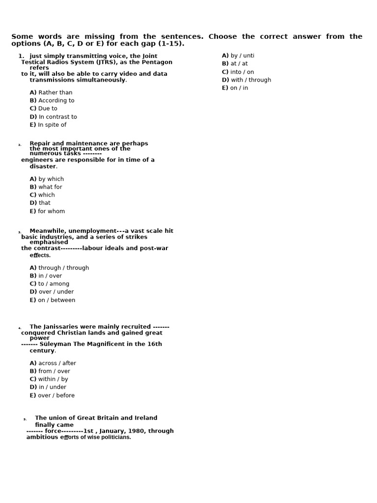 C1 Mock Exam | PDF | English Language | Breathing
