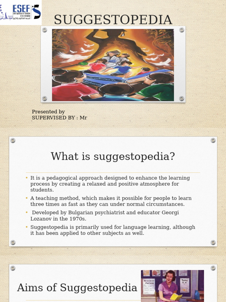 SUGGESTOPEDIA | PDF | Learning | Nonverbal Communication