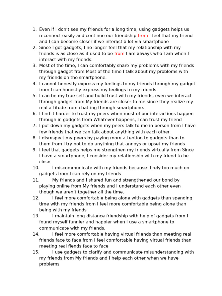 Questionnaire (Gadget Usage) | PDF | Mobile Phones | Social Psychology