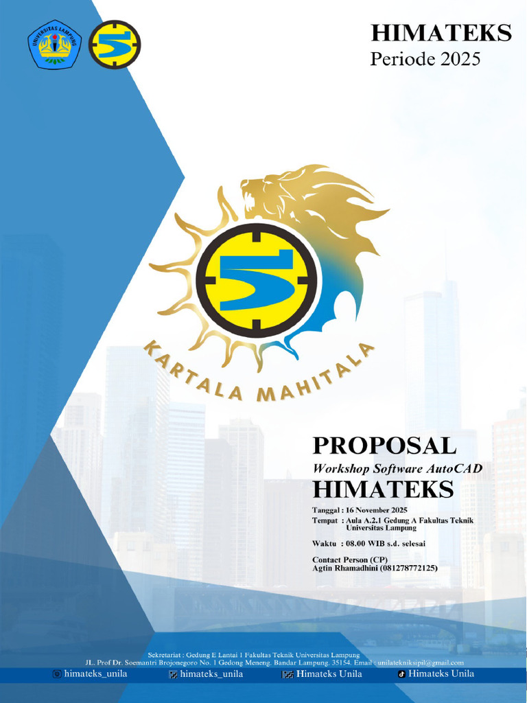 Proposal Workshop Software Autocad | PDF