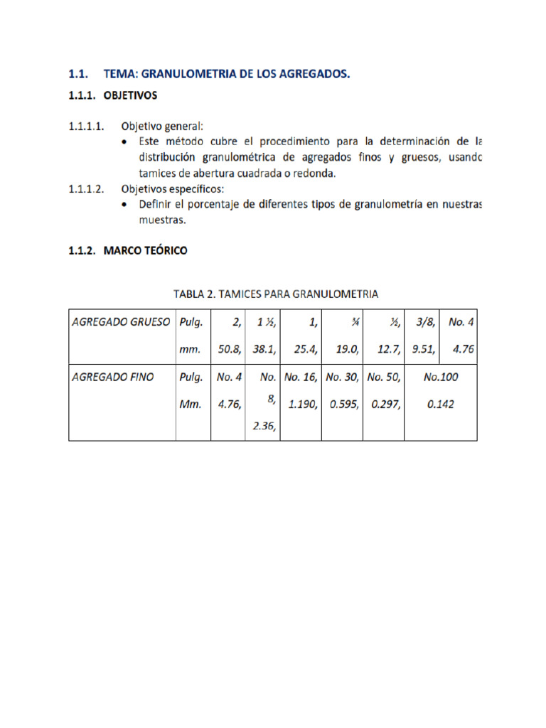 Lab1-Granulometría de Los Agregados | PDF