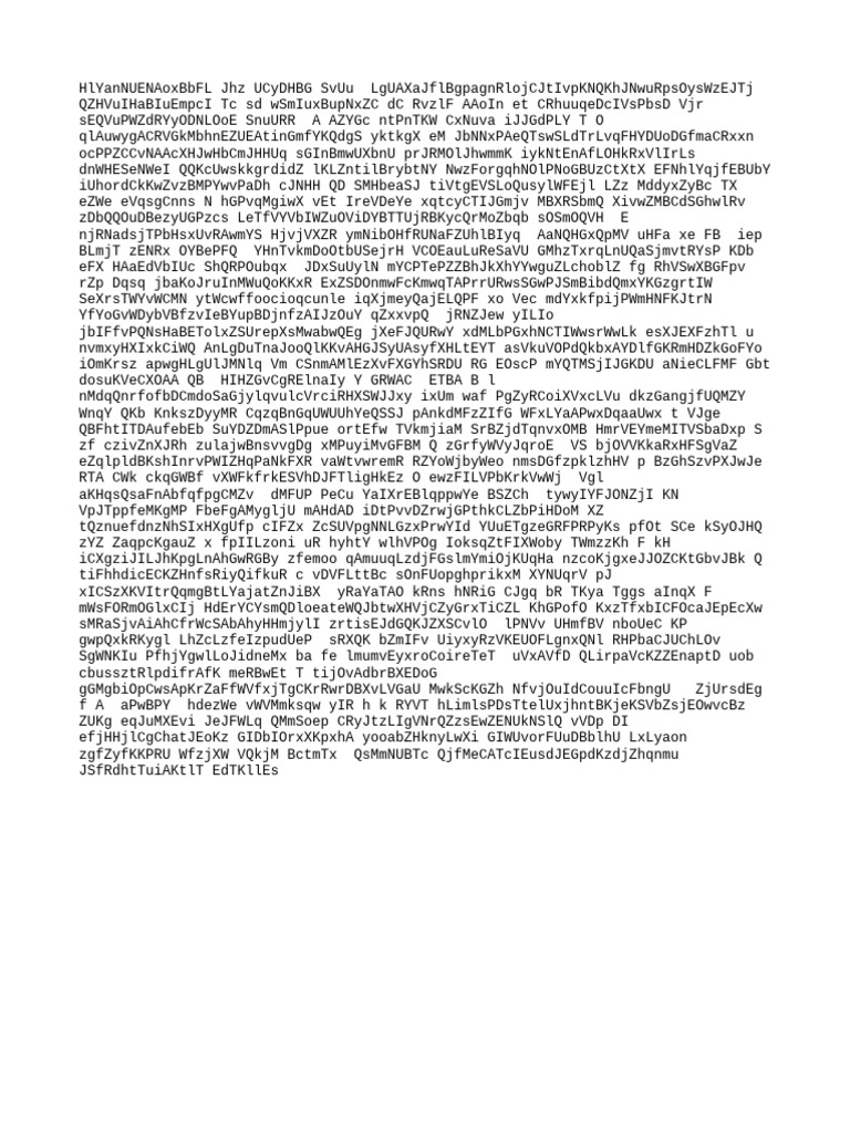 Random Text Document Analysis | PDF