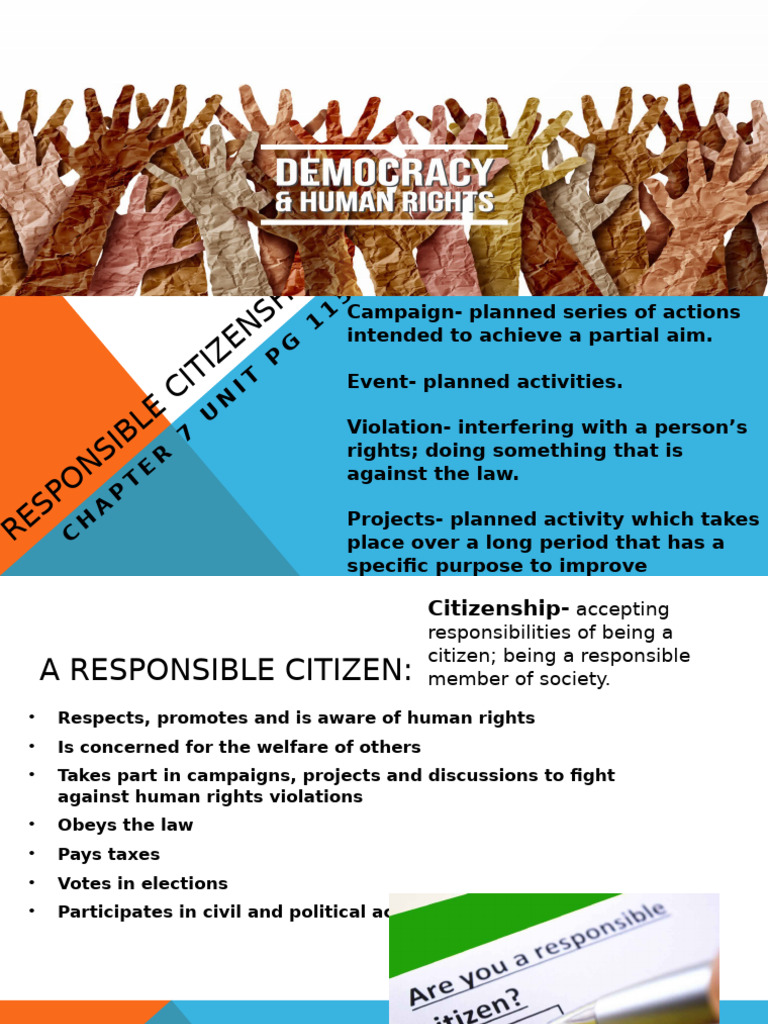 Grade 12 Chapter 7 Unit 1 | PDF | Rights | Human Rights