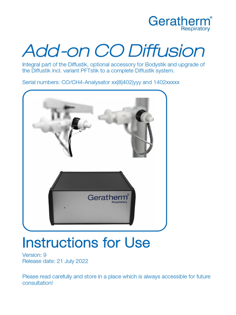 Tdocod0078r9 (Ifu Add-On Codiff En) Web | PDF | Lung | Respiratory Diseases