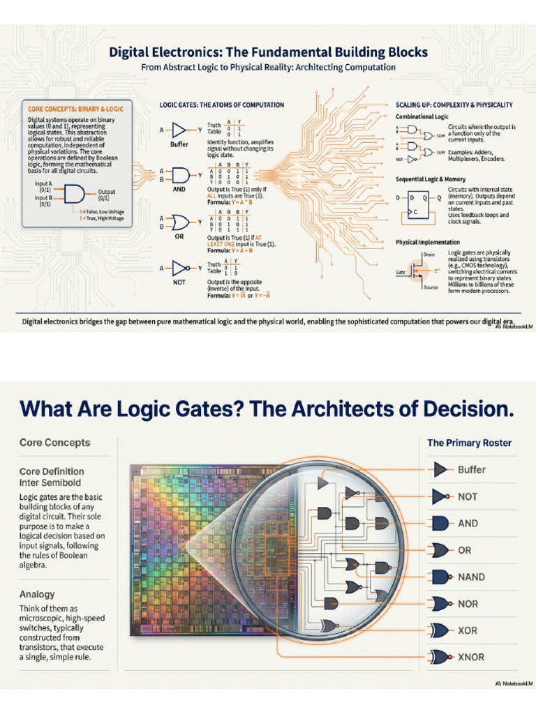 Logic Gates The Core of Digital Architecture | PDF | Logic Gate ...
